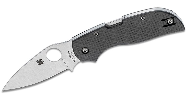 Spyderco C152CFP Chaparral Folding Knife 2-13/16" CTS-XHP Plain Blade ...